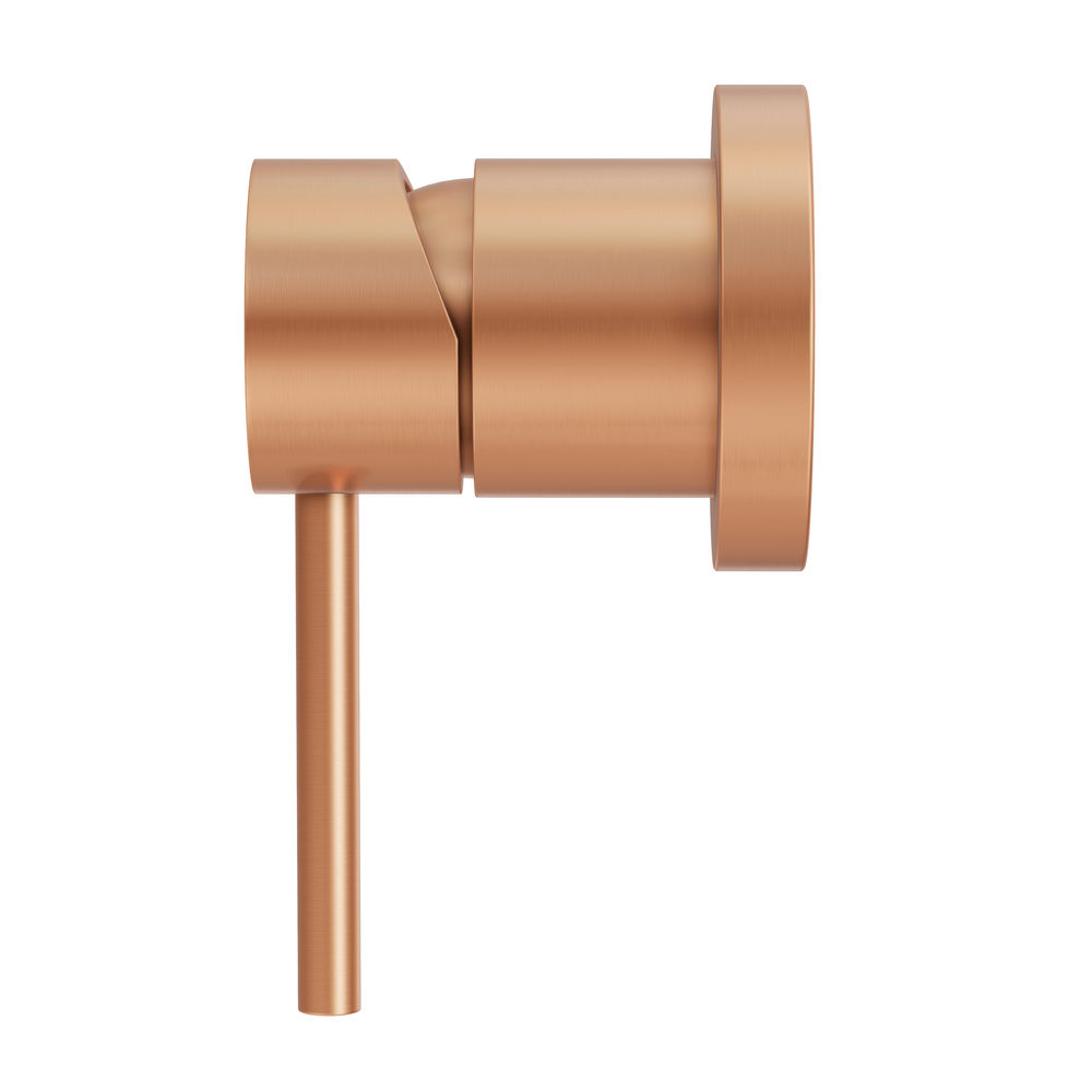 Brushed Copper Wall Mixer - Haven