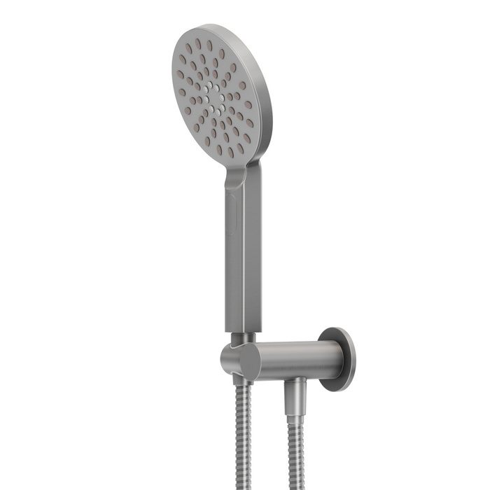 Brushed Nickel Round Hand Shower Wand