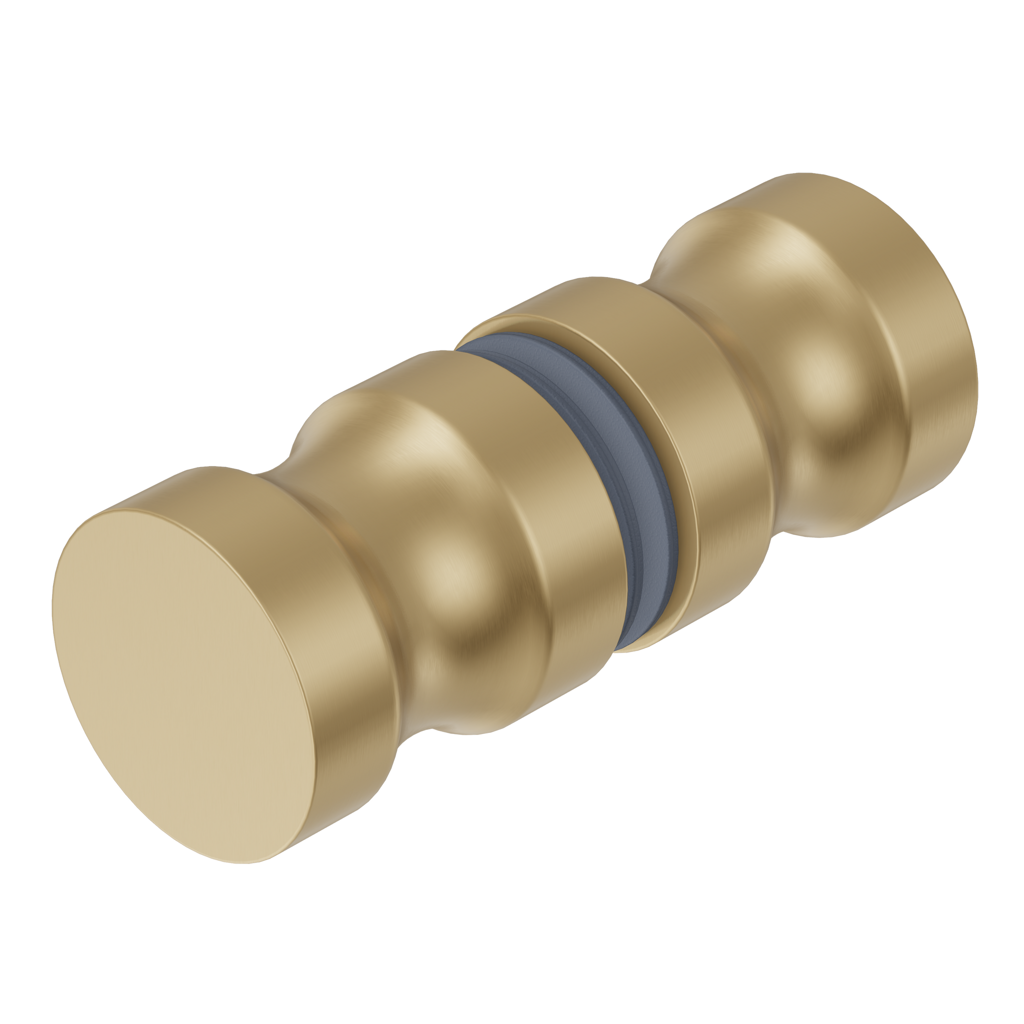 Shower Door Handle - Brushed Brass